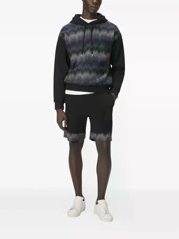 Missoni Zigzag-pattern Fleece Shorts