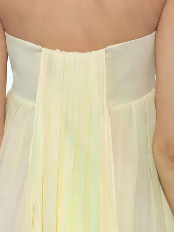 Posse Solene Strapless Maxi Dress - Yellow