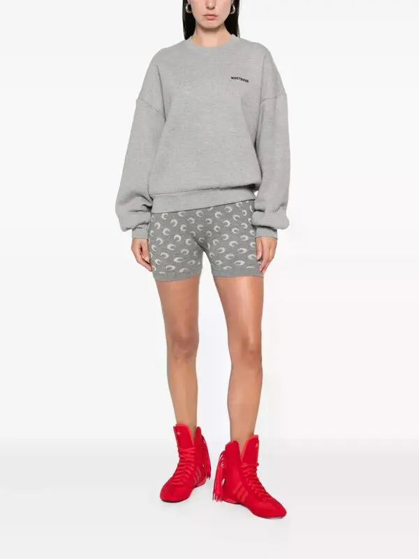 WRSTBHVR Logo-embroidered Crew-neck Sweatshirt