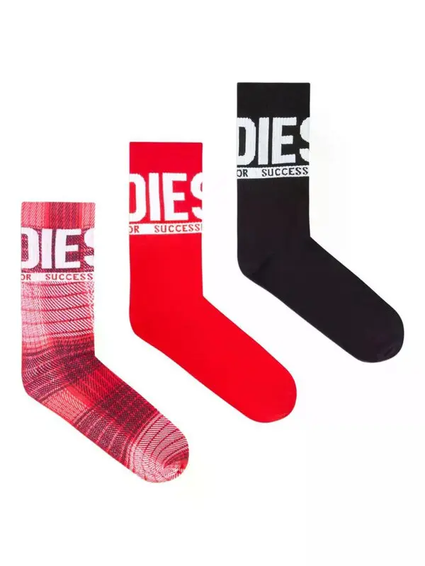 Diesel Skm-ray Socks - Red