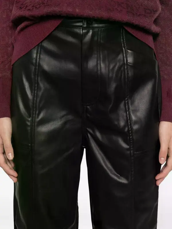 Dkny Faux Leather Trousers