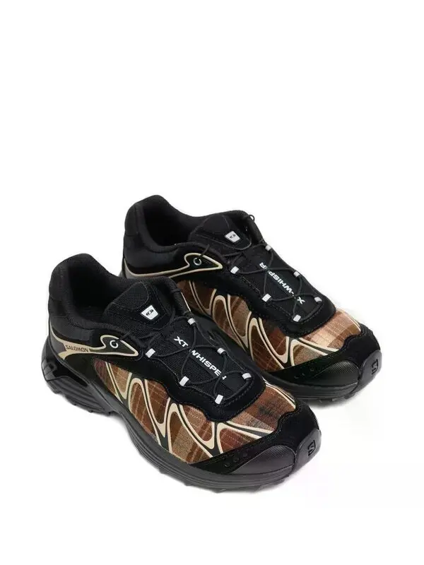 SALOMON Plaid Panel Sneakers
