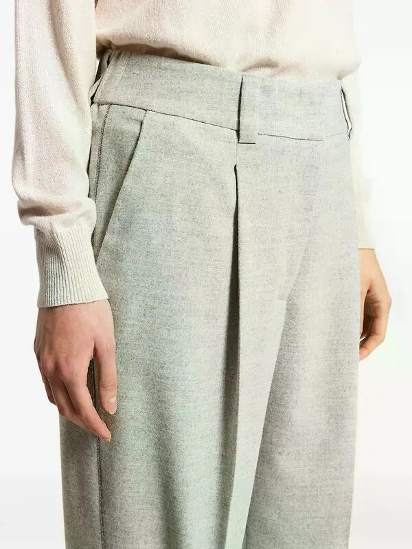 Peserico Pleated Cuffed Trousers