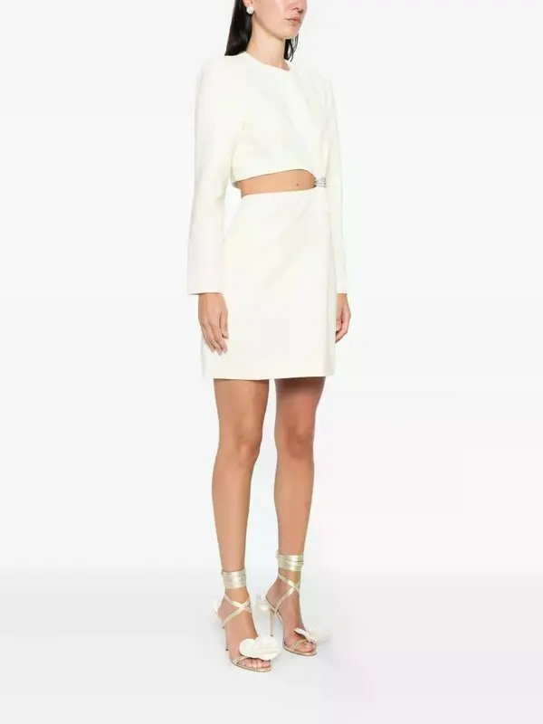 MALINA Cutout Embellished Dress