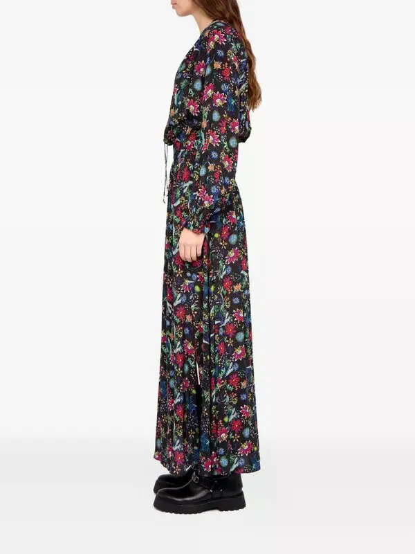 Zadig&Voltaire Floral Maxi Dress - Blue