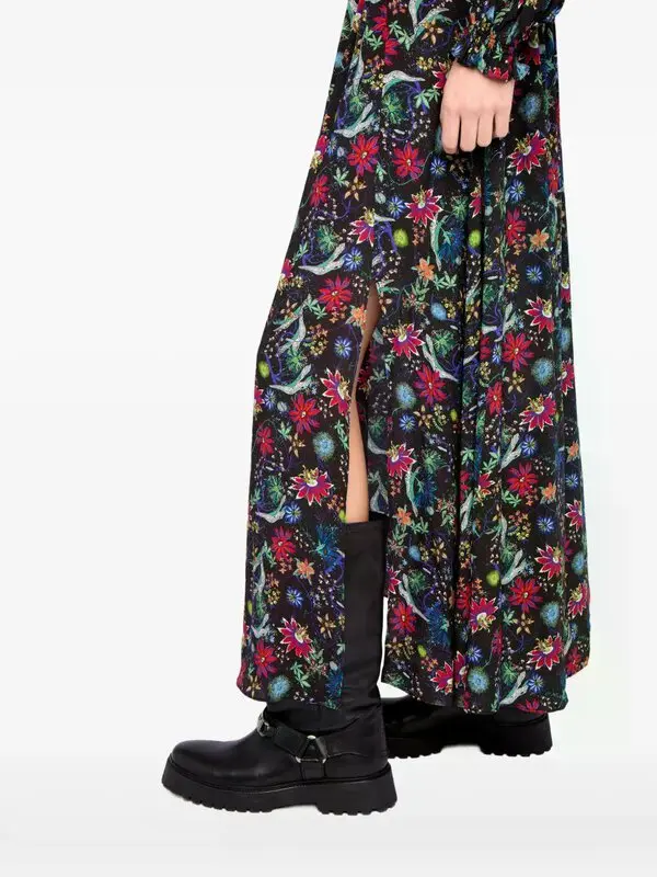 Zadig&Voltaire Floral Maxi Dress - Blue