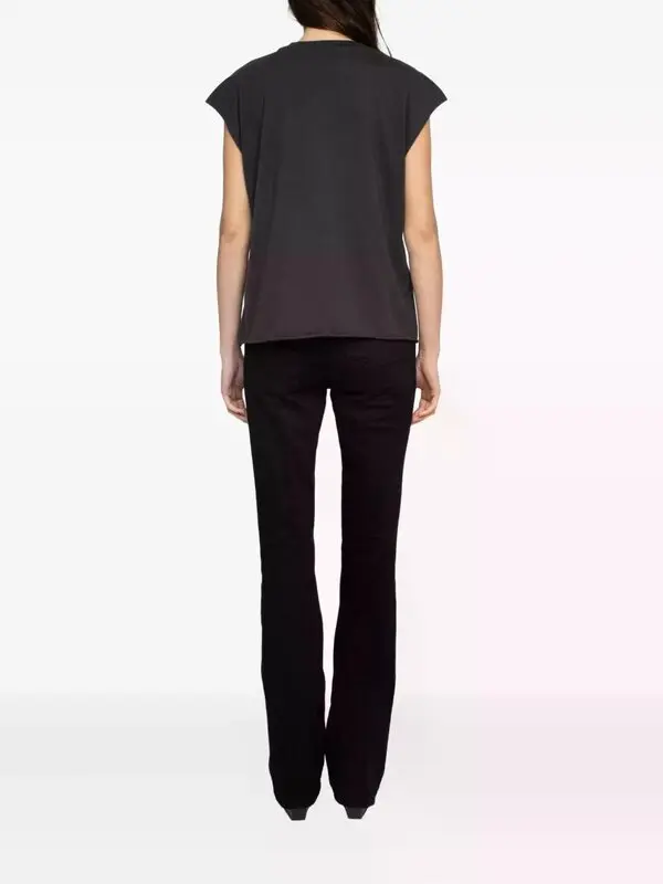 Zadig&Voltaire Cloe Skull Holes Tank Top - Grey