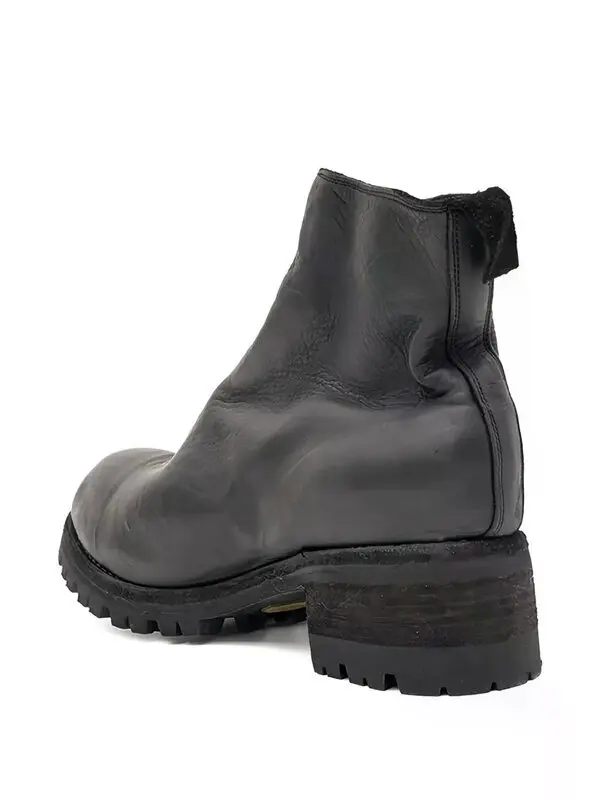 Guidi Front-zip Boots - Black