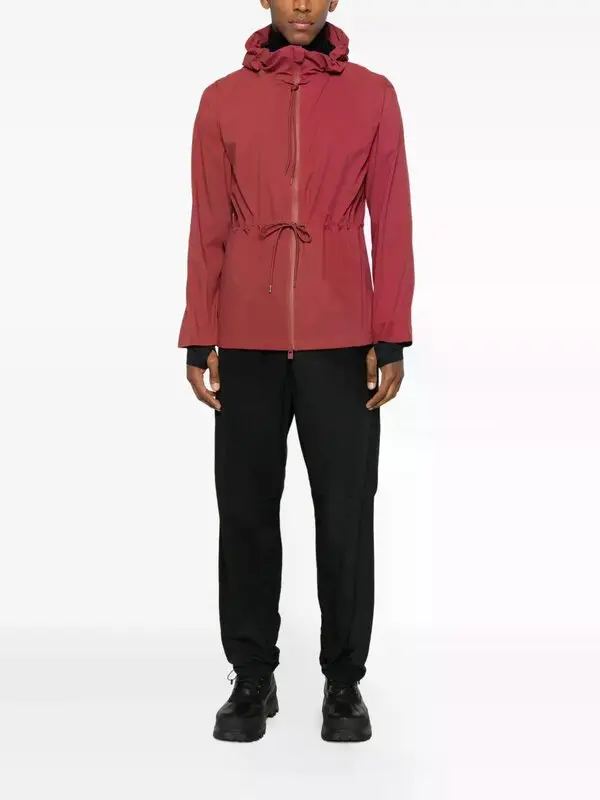 Rains Zip-fastening Coat - Red
