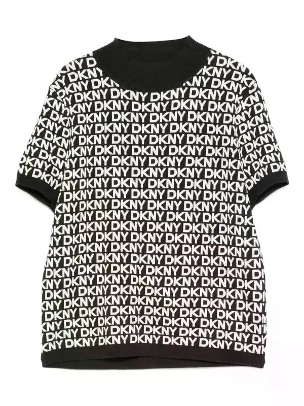 Dkny Logo-pattern Top
