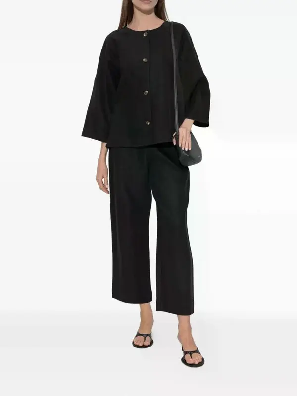 Posse Olivia Buttoned Top - Black