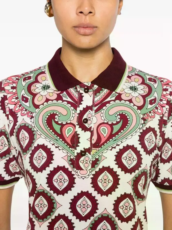 Etro Patterned Polo Top