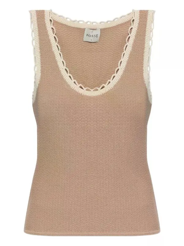 Posse Willow Crochet-trim Top
