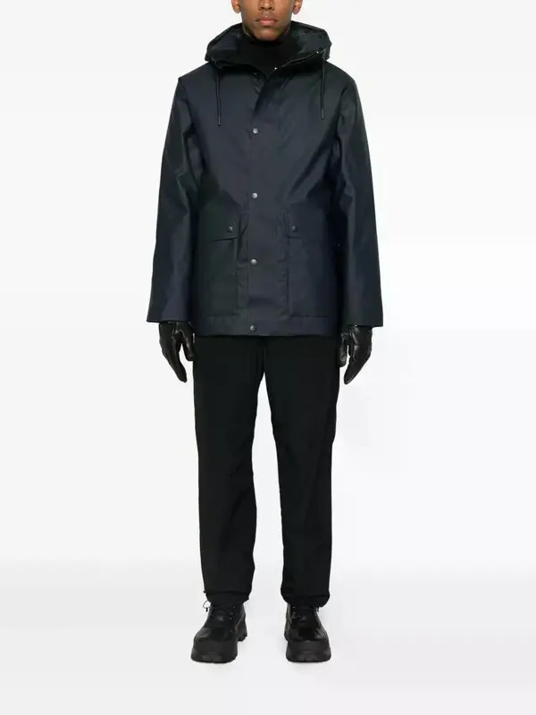 Rains Button-up Coat - Blue