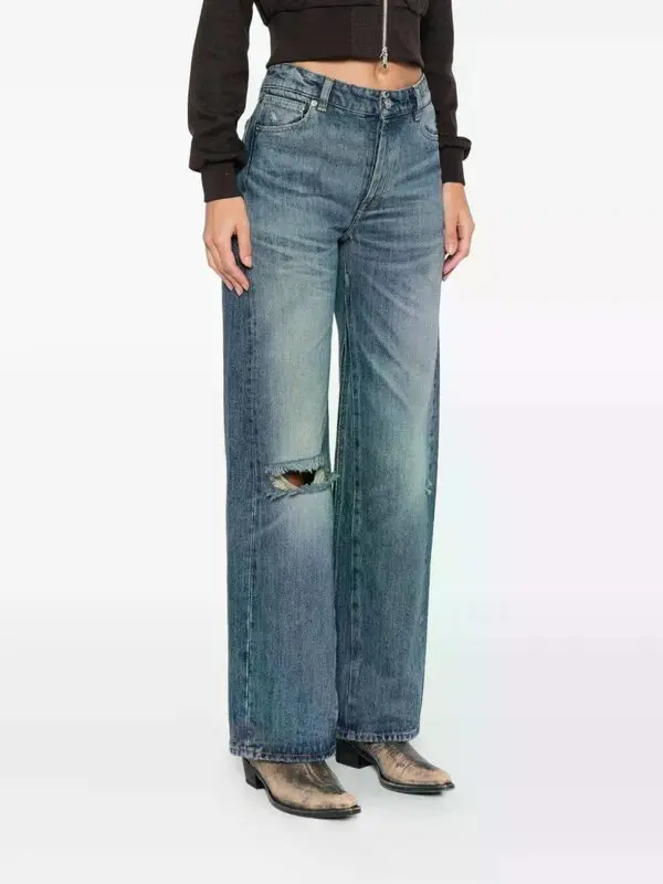 Our Legacy Ripped-detail Trousers