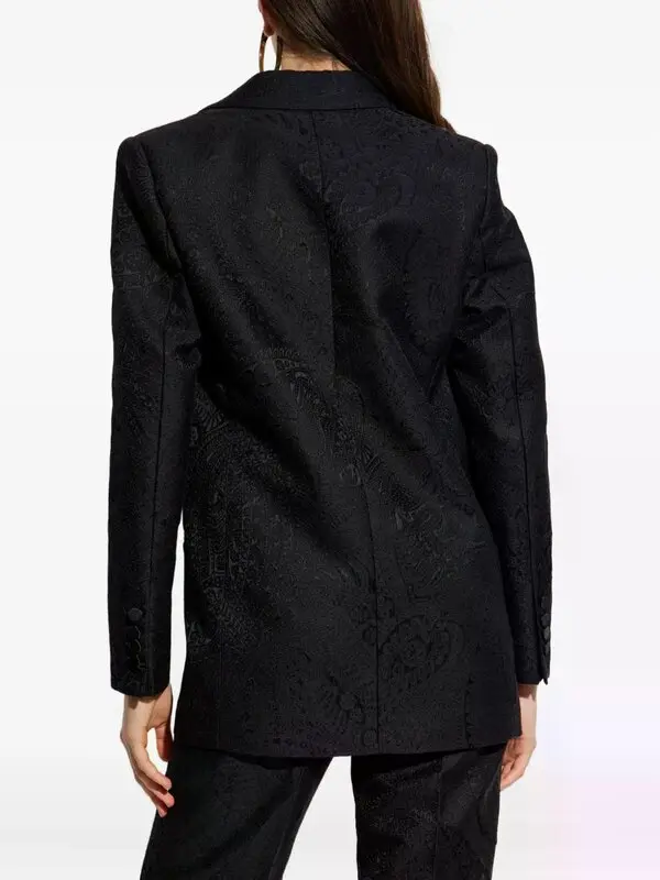 Etro Double-breasted Paisley Blazer