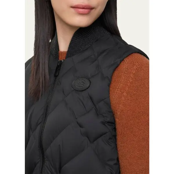 Burberry Devonside Quilted Vest - Black