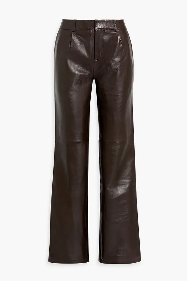 Retrofete Chader Leather Straight-leg Pants