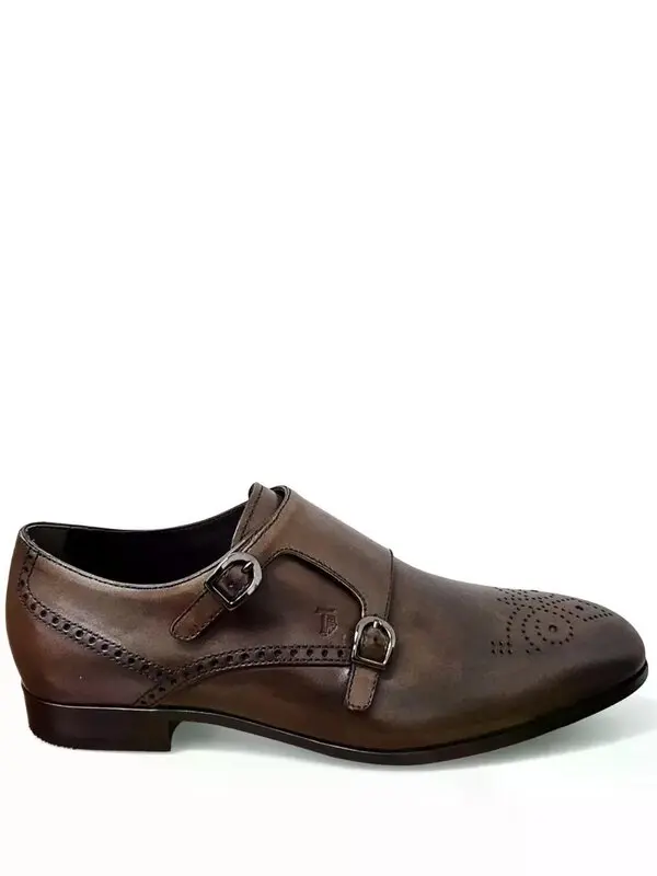 TOD'S Leather Monk Shoes