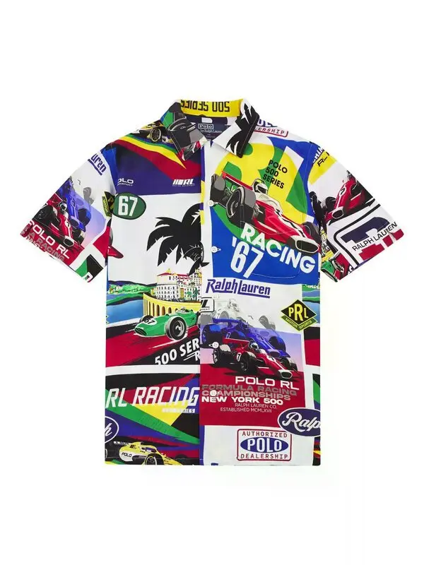 Polo Ralph Lauren Racing-print Shirt