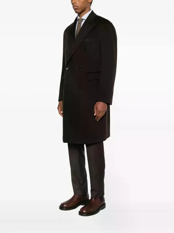 Tagliatore Double-breasted Coat - Brown