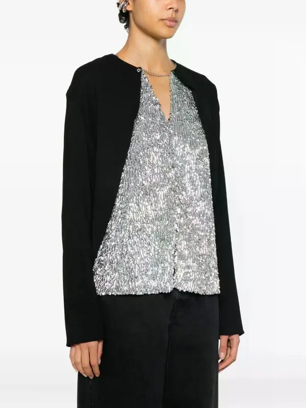 Rabanne Sequin Embellished Top