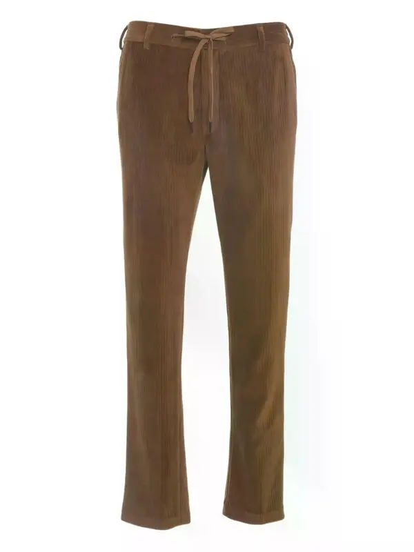 CIRCOLO 1901 Corduroy Trousers With Drawstring Detail