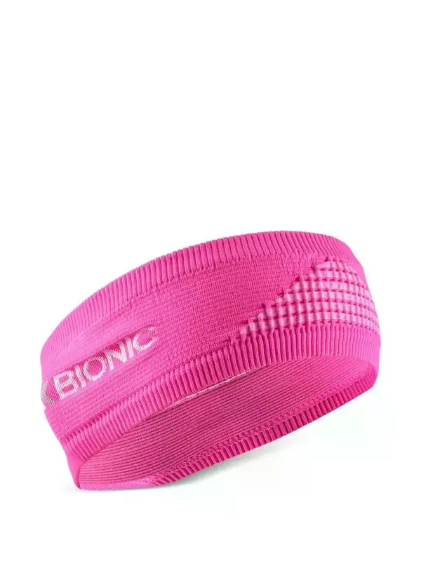 X-BIONIC Ribbed Headband - Pink