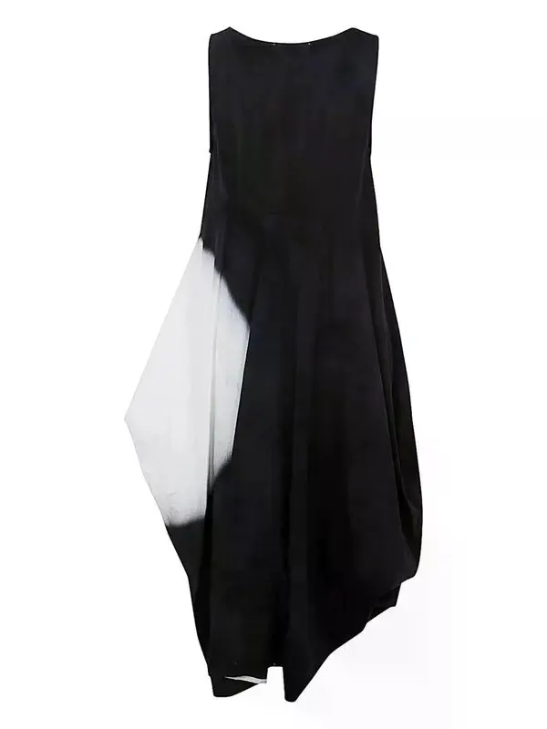 MARIA CALDERARA Panelled Sleeveless Dress
