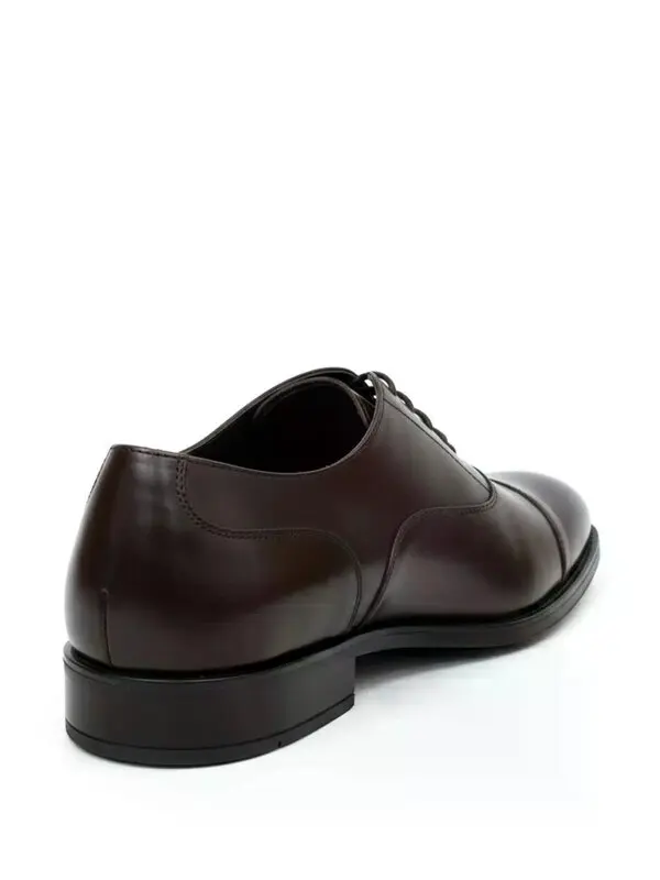 TOD'S Cap-toe Leather Oxford Shoes