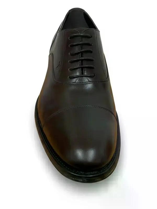 TOD'S Cap-toe Leather Oxford Shoes