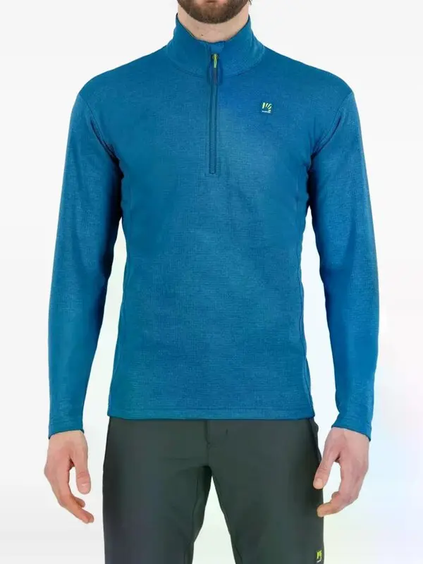 KARPOS Zip-up Sweater - Blue