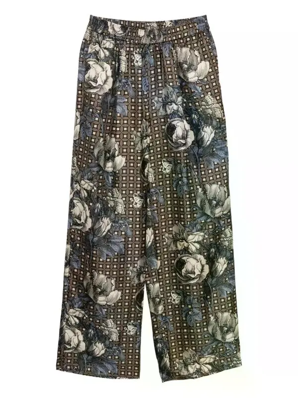 Biyan Floral Print Trousers