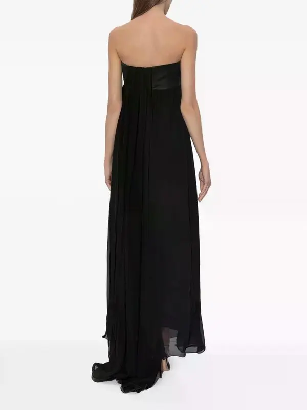 Posse Solene Strapless Maxi Dress - Black
