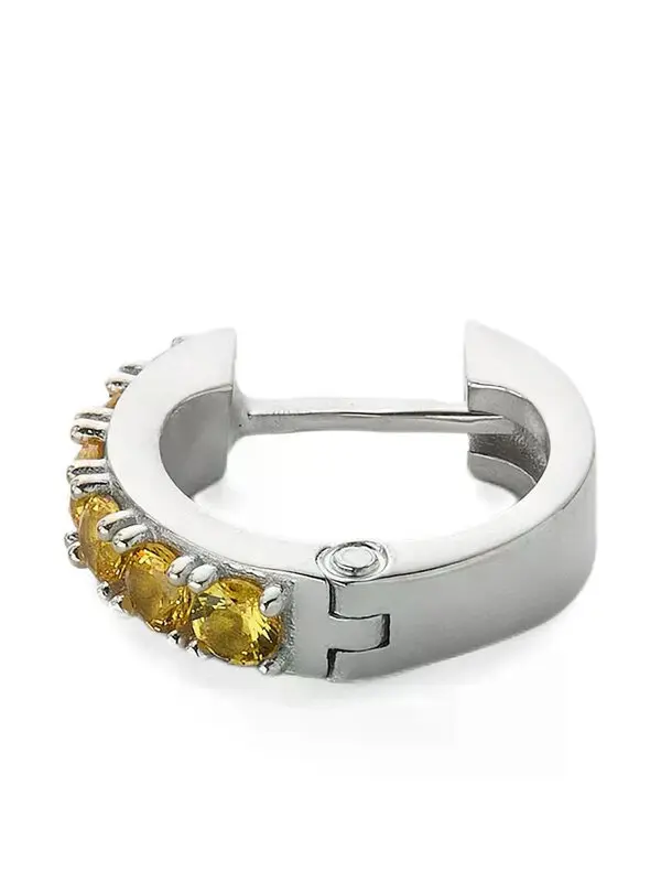 Emanuele Bicocchi Embellished Hoop Earring - Silver