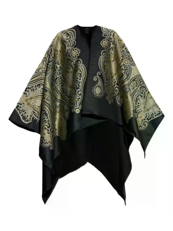 Etro Paisley-pattern Wool Jacket - Black