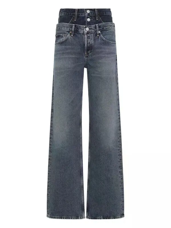 AGOLDE Elson Double-waistband Jeans