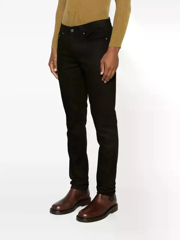 Blk Dnm Button-up Denim Trousers