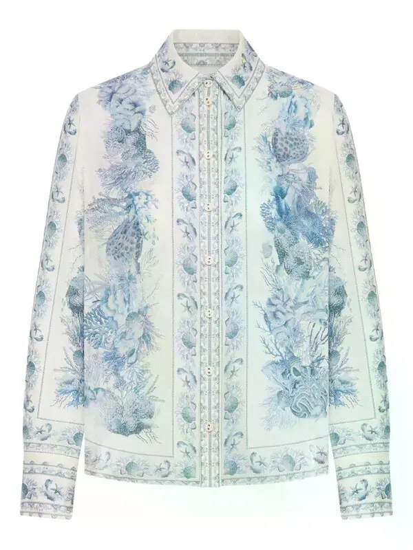Zimmermann Wanderlust Printed Shirt - Neutrals