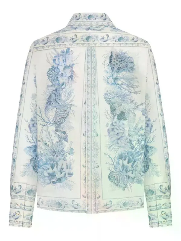 Zimmermann Wanderlust Long-sleeves Buttoned Shirt - Neutrals
