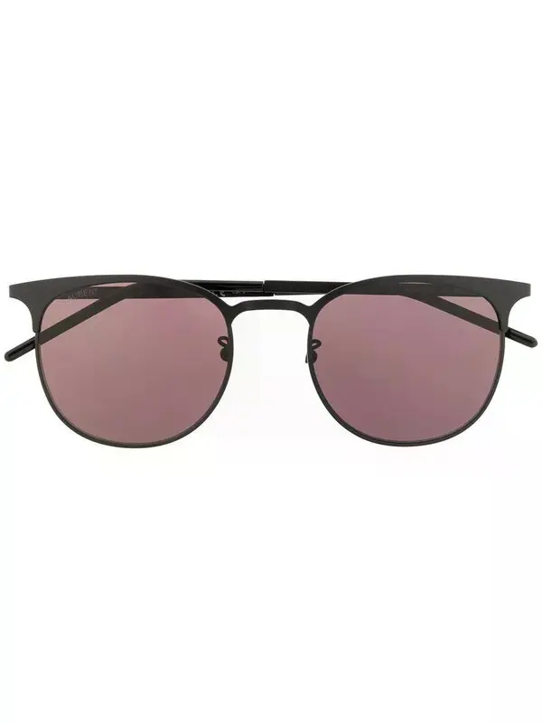 Saint Laurent Sl350 Soft-round Sunglasses - Black