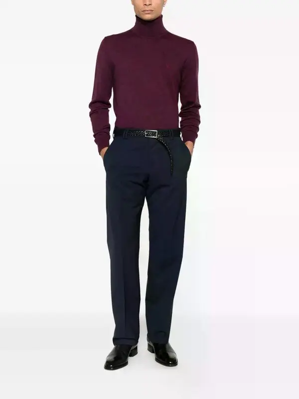 Etro Roll Neck Top - Red
