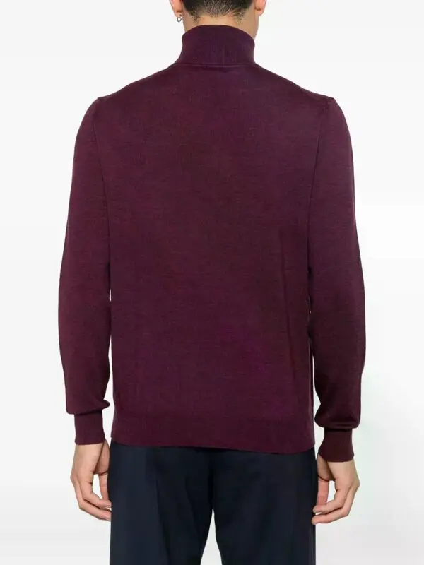 Etro Roll Neck Top - Red
