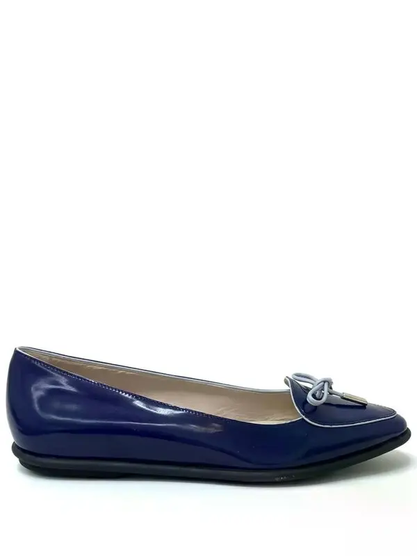 TOD'S Tie Ballerina Flats