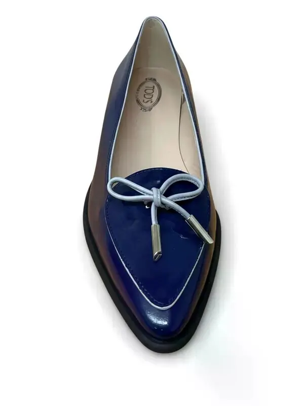 TOD'S Tie Ballerina Flats
