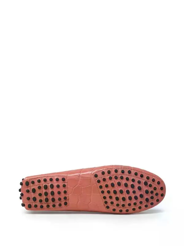 TOD'S Gommini Croc-effect Loafers