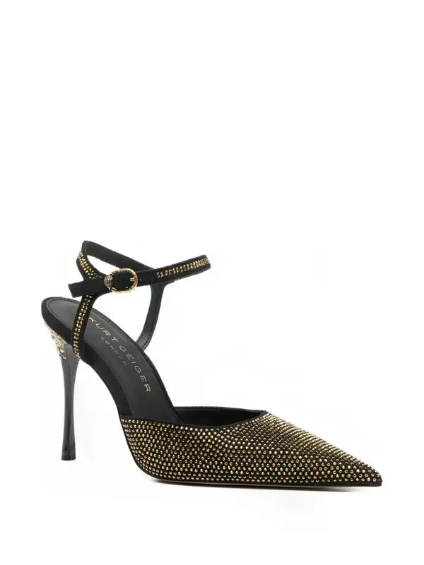 Kurt Geiger 105mm Studded Heeled Pumps - Black