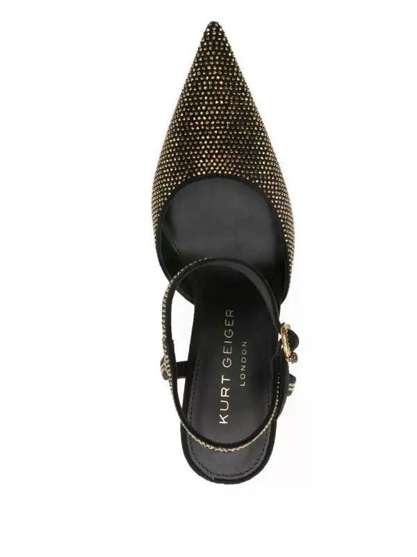 Kurt Geiger 105mm Studded Heeled Pumps - Black