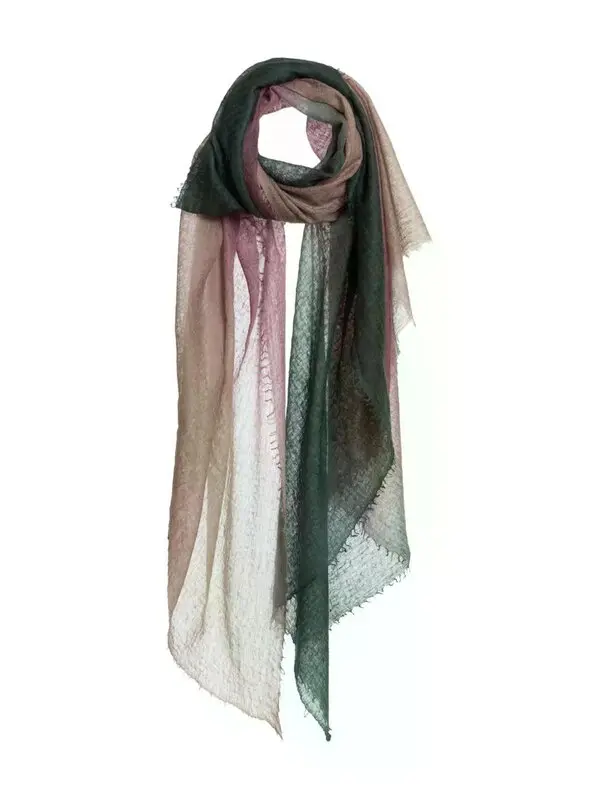 MIRROR IN THE SKY Souffle Degrade Scarf - Neutrals
