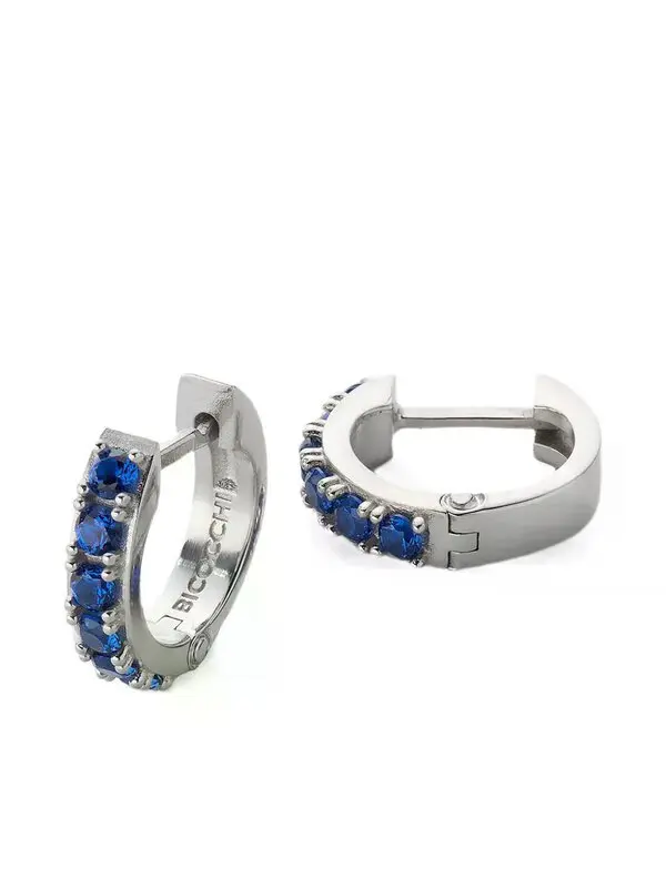 Emanuele Bicocchi Embellished Hoop Earrings - Silver